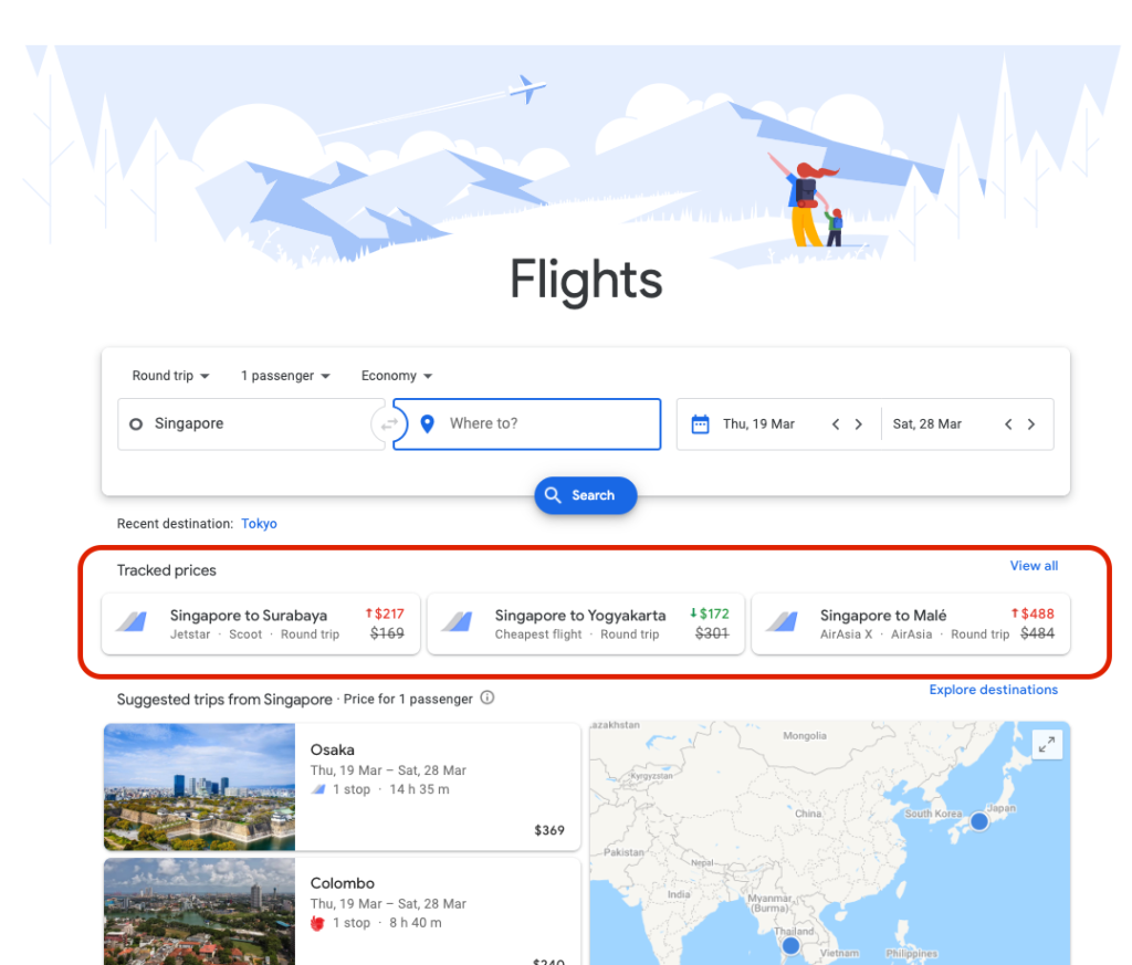 Guide - How we use Google Flights to get cheap air tickets!